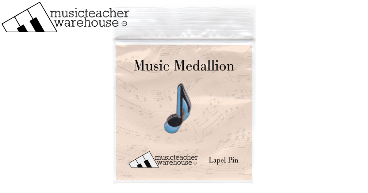 Music Medallion – Eighth Note – Music Teacher Warehouse
